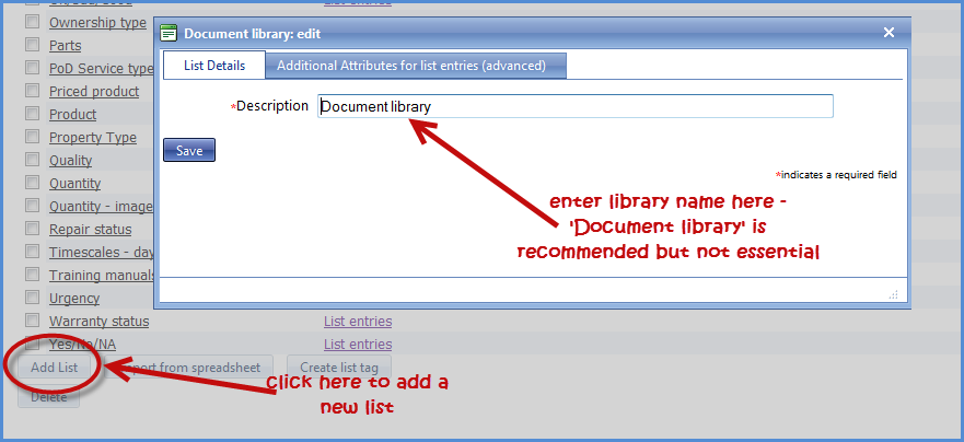 Create document library