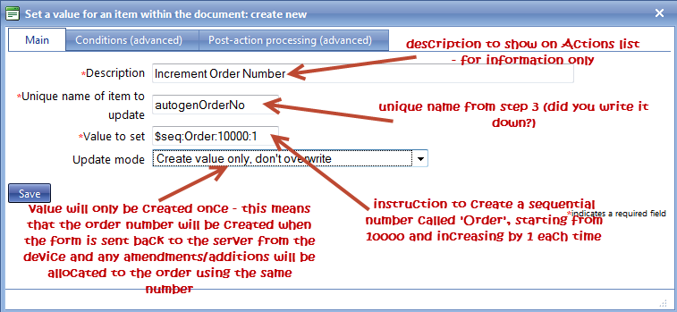 Generate sequential numbers Generate sequential numbers