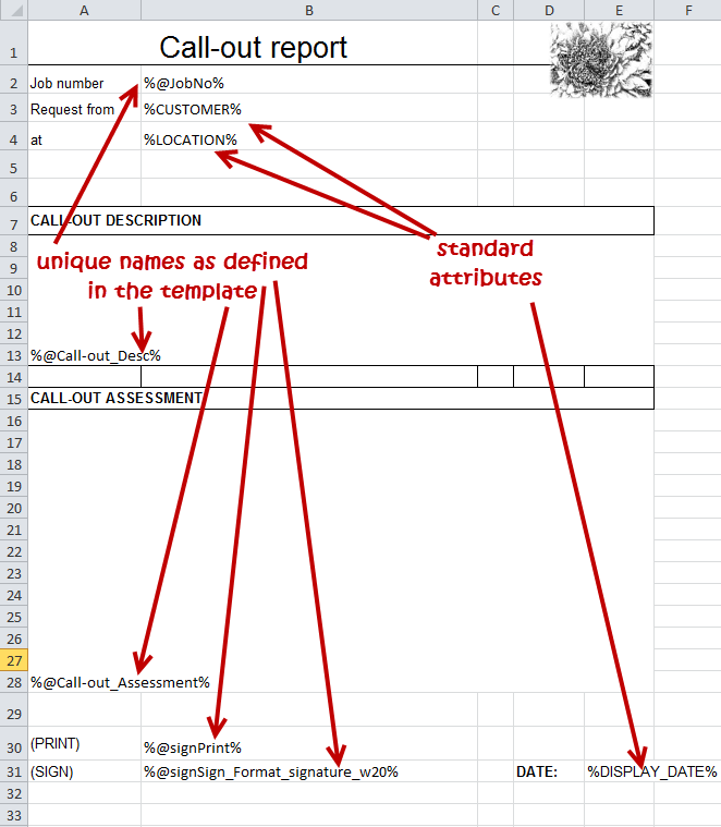Create an Excel spreadsheet of the report