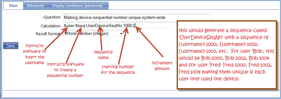 Generate sequential numbers Generate sequential numbers