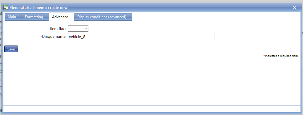Item Type - General attachments